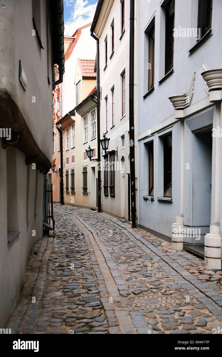 old town stoned path Stock Photo - Alamy