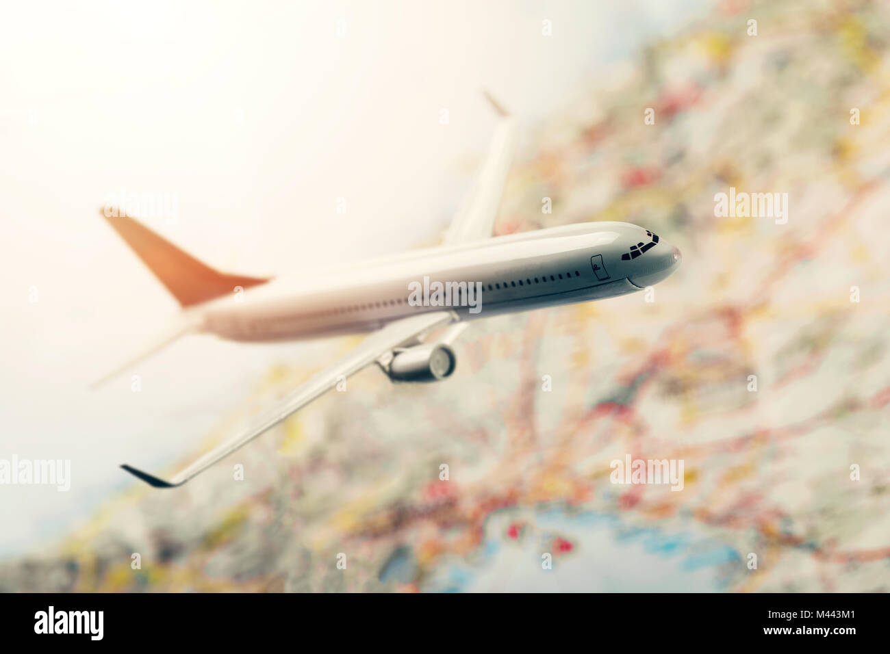 Plane map hi-res stock photography and images - Alamy
