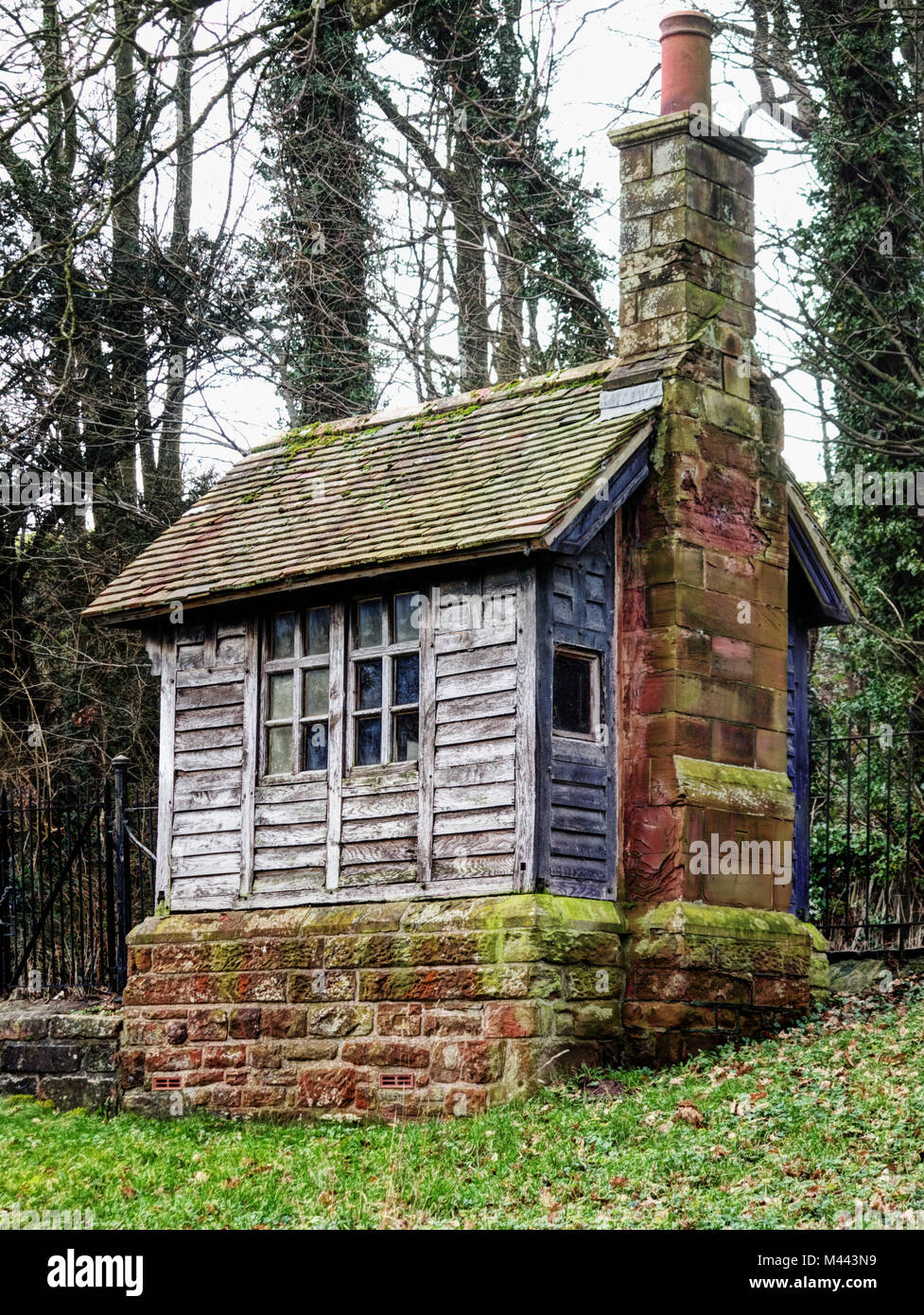 The Custodian's Hut in the grounds of Furness Abbey, Barrow in Furness ...