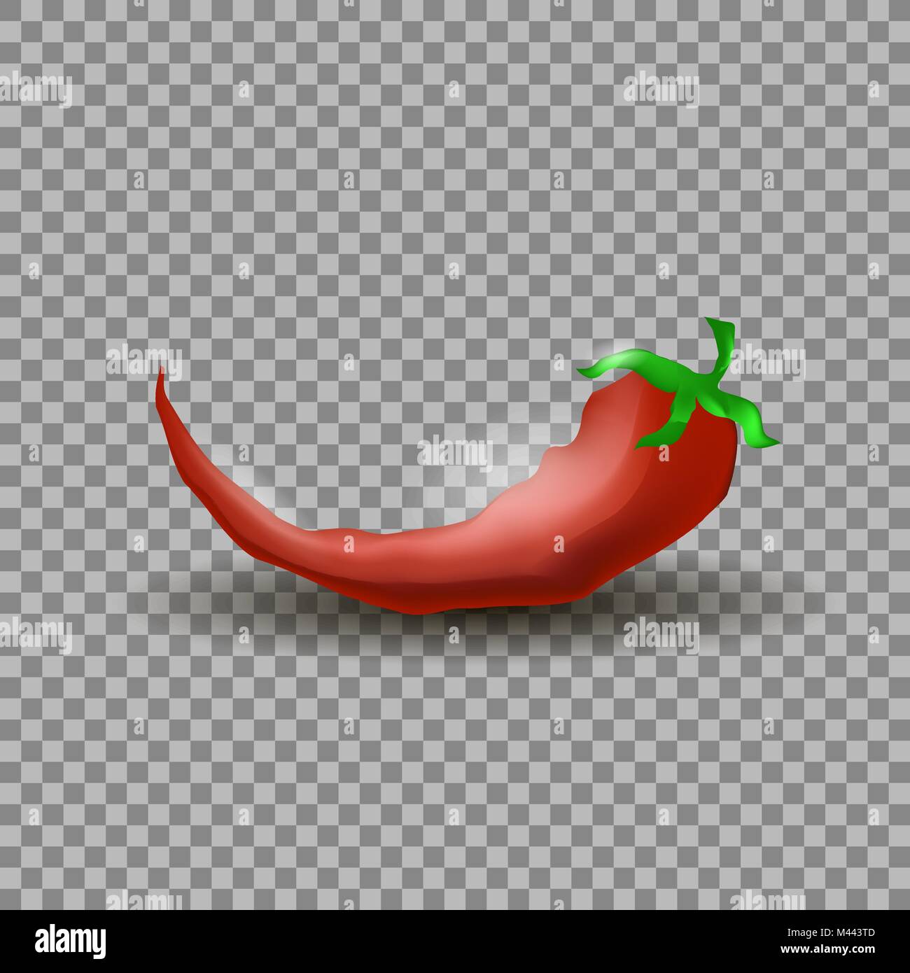 Green pod chilli chili Stock Vector Images - Alamy
