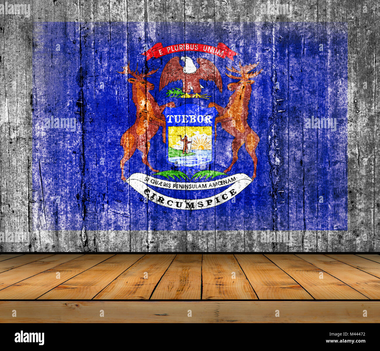 Michigan flag background hi-res stock photography and images - Alamy