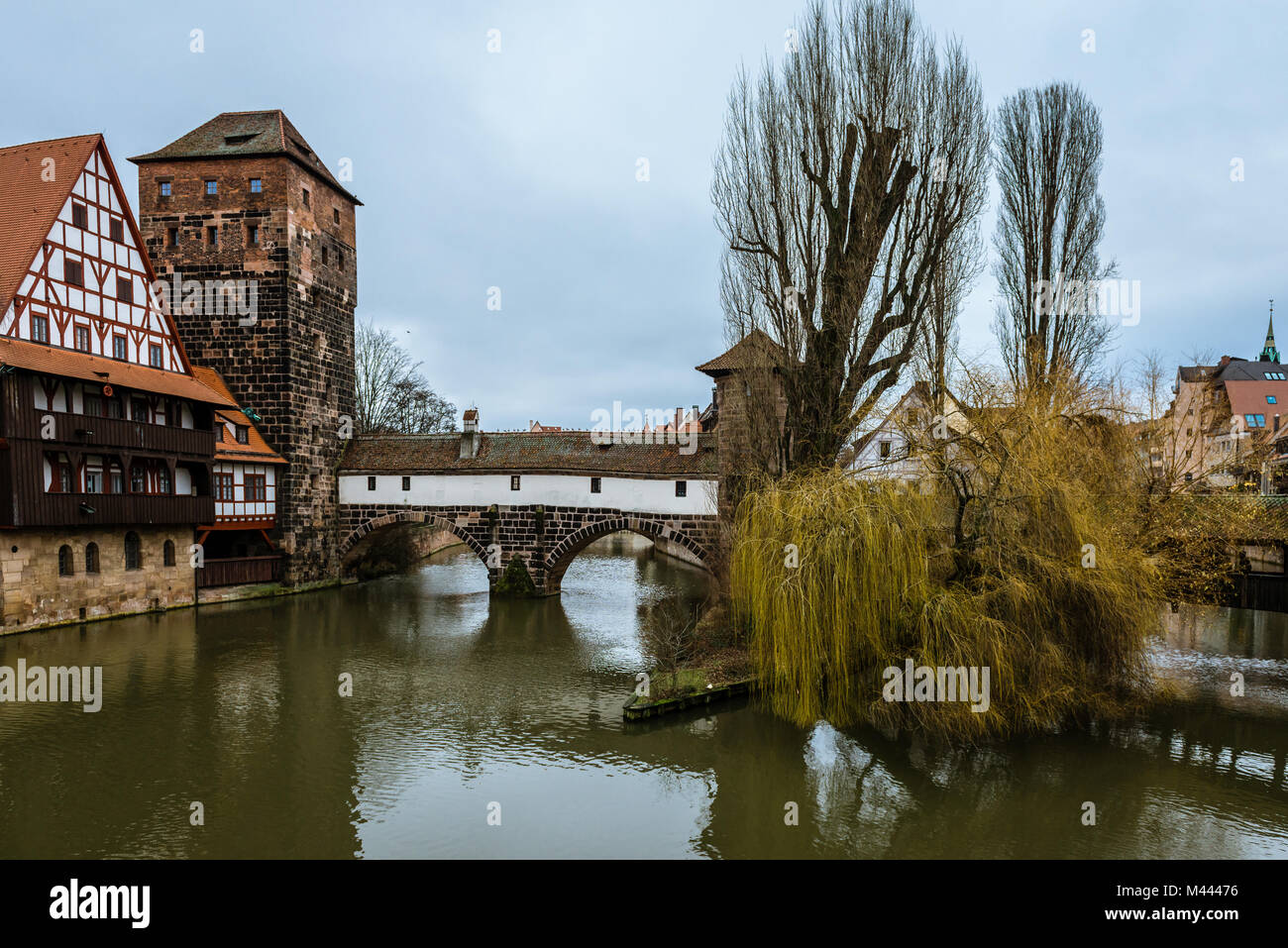 Nuremberg wooden bridge High Resolution Stock Photography and Images ...