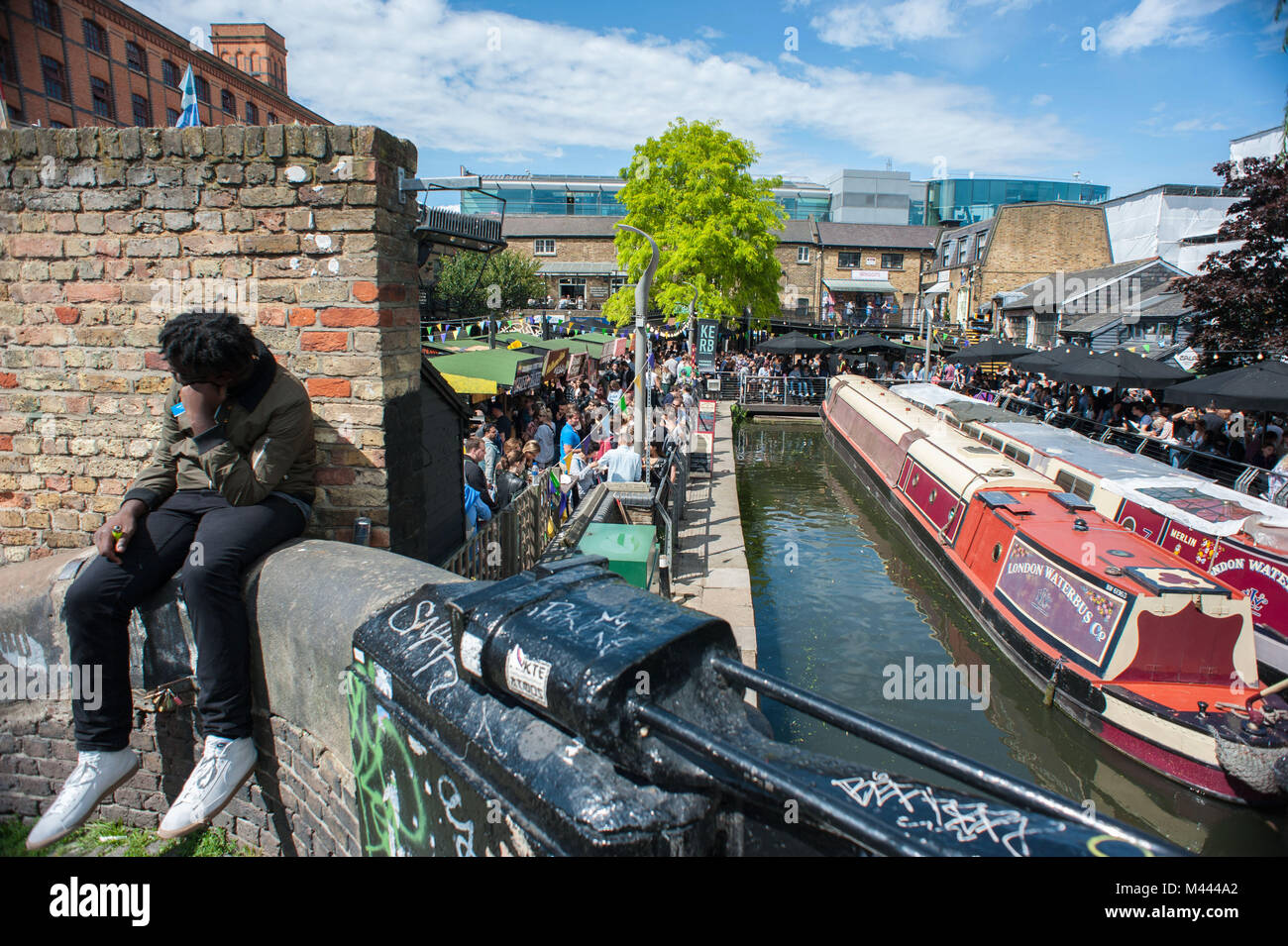 London, United Kingdom. Camden Lock, Camden Town Stock Photo - Alamy