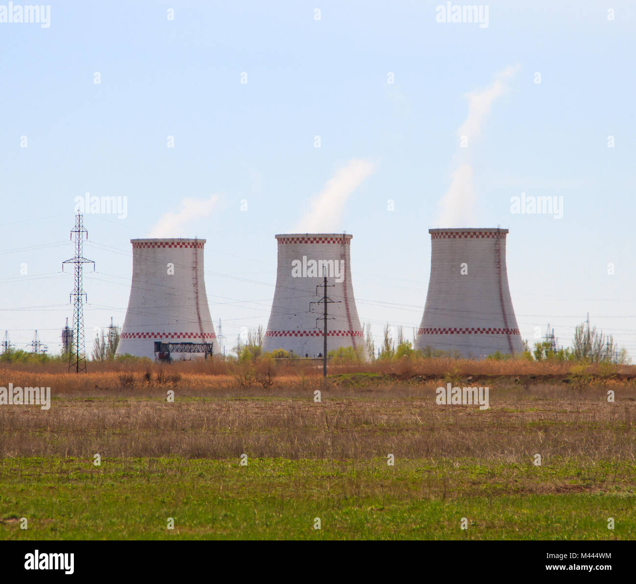 Cooling tower power plant hi-res stock photography and images - Alamy