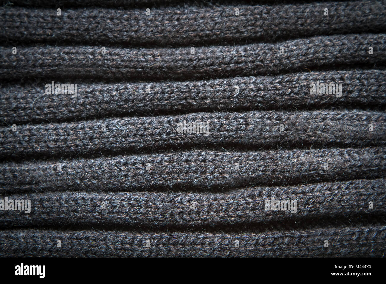 Macro texture wool black hi-res stock photography and images - Alamy