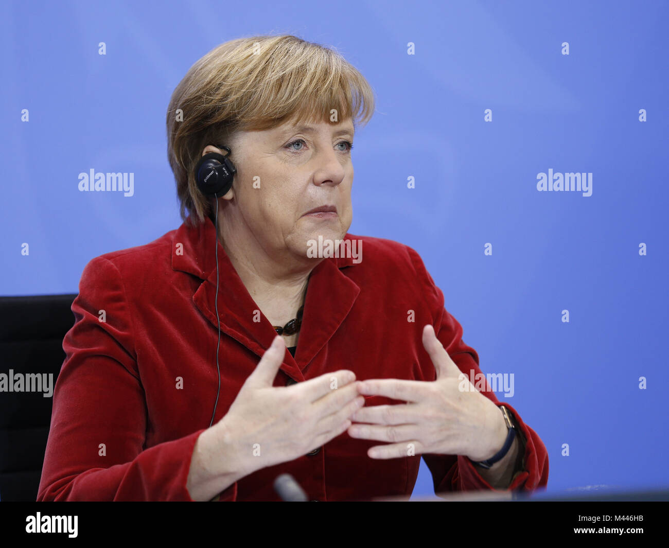 Polish Prime Minister Donald Tusk meets Merkel in Berlin Stock Photo ...