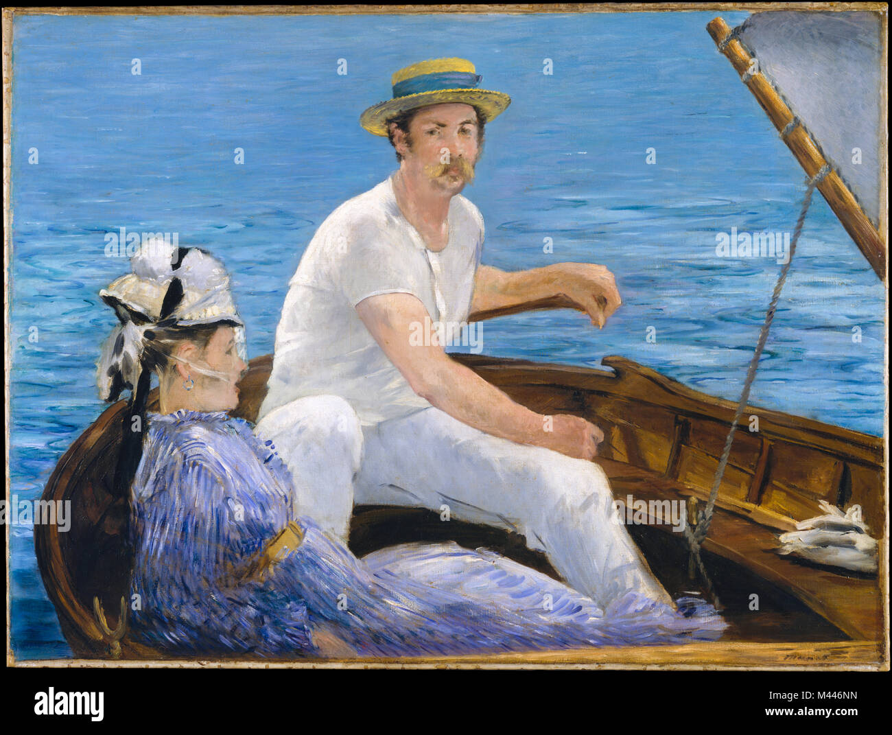 Édouard Manet, Boating, 1874 Stock Photo - Alamy