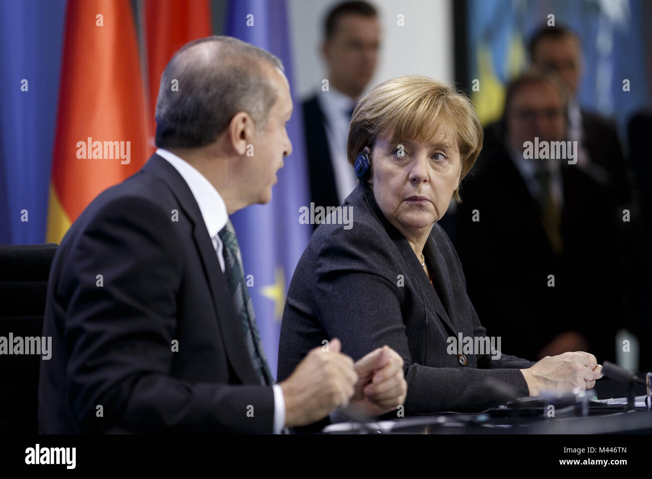 Merkel welcomes Erdogan in Berlin Stock Photo - Alamy