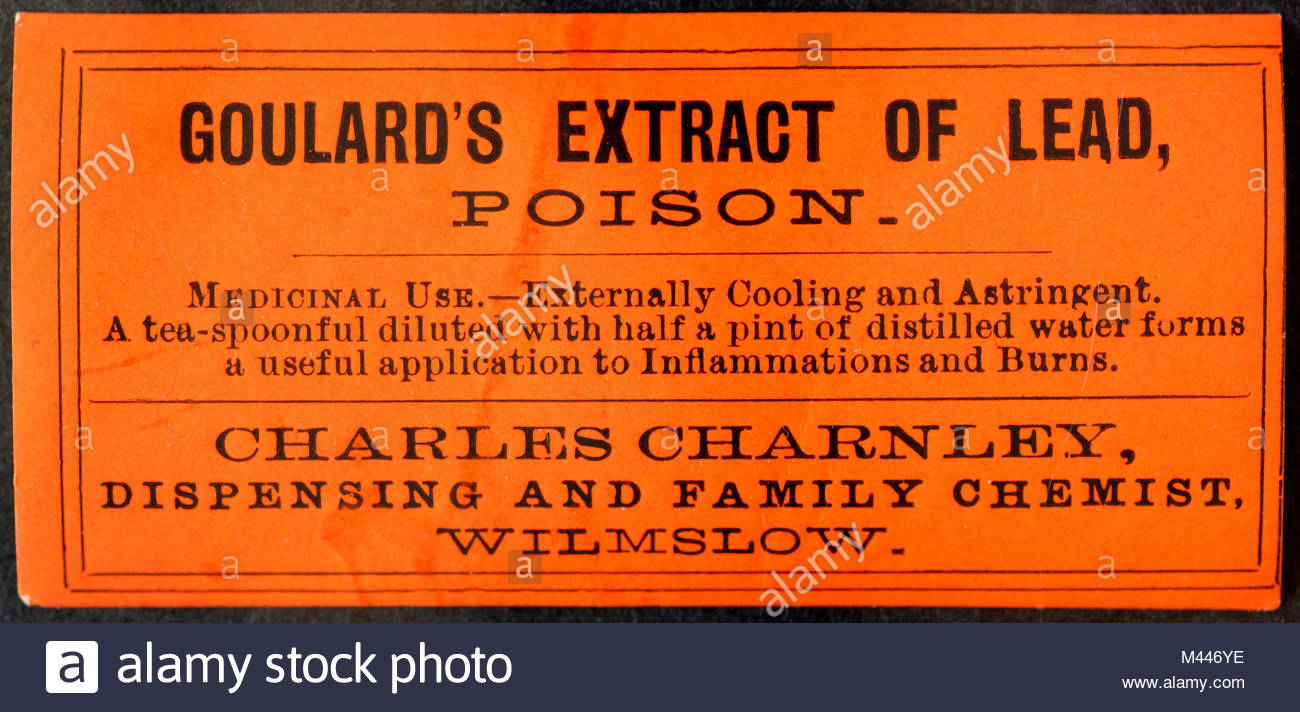 Vintage Chemist labels for Medicine bottles early 1900s - Goulard's ...