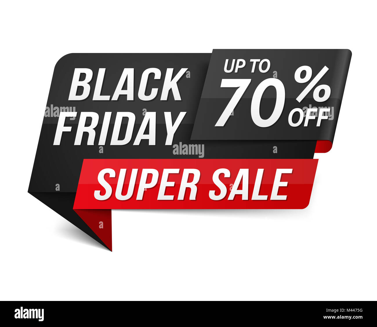 Black friday super sell banner design vector hi-res stock photography ...