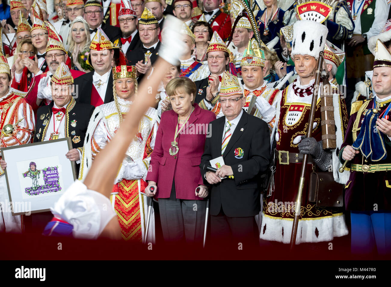 Carnival ceremony at the German Chancellery in Berlin Stock Photo - Alamy