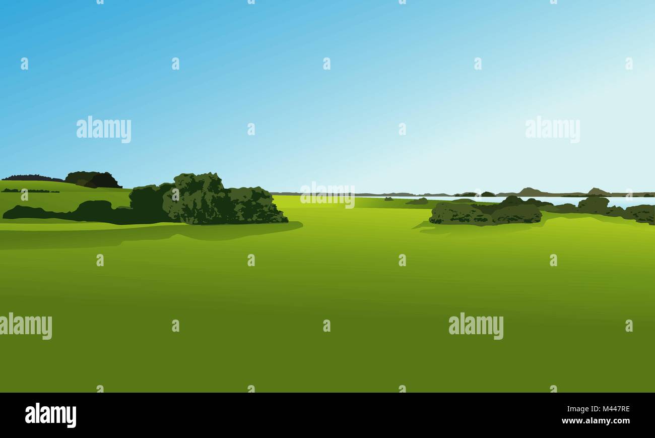 Colorful farm fields in Stock Vector Images - Alamy