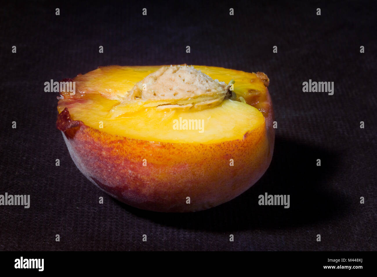 slice of peach Stock Photo - Alamy