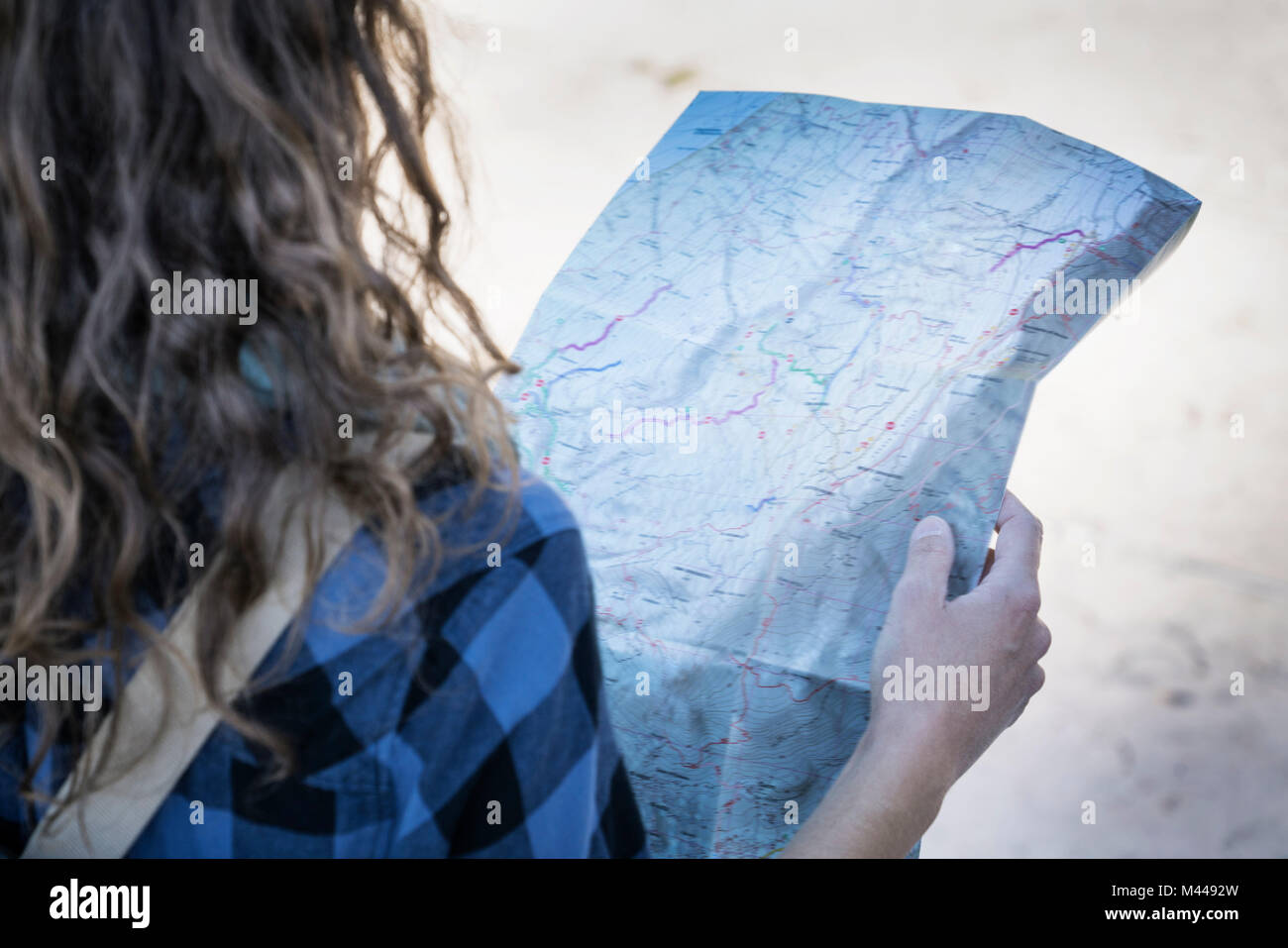 Folding tourist map hi-res stock photography and images - Alamy