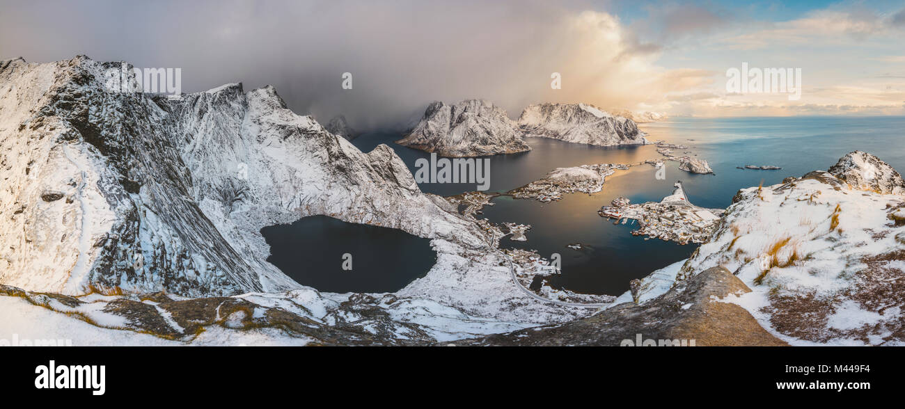 Fjords in norway mountains winter hi-res stock photography and images ...