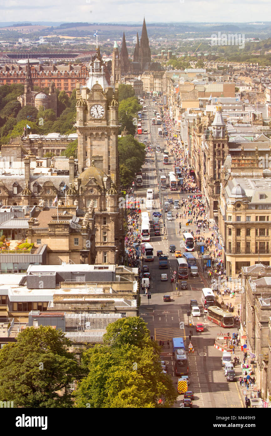 View from calton hill edinburgh hi-res stock photography and images - Alamy
