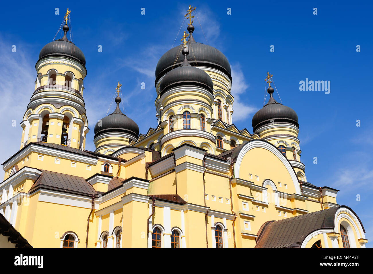 Church in the Hancu Monastery, Moldova Stock Photo - Alamy