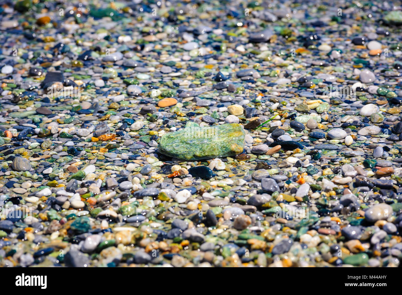 Sea pebbles ath th beach Stock Photo - Alamy