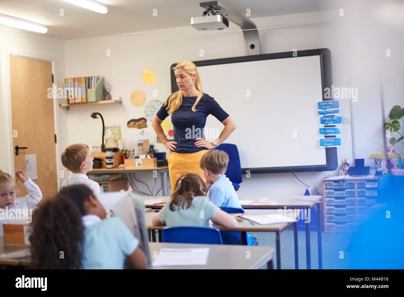 Teacher student front class hi-res stock photography and images - Alamy