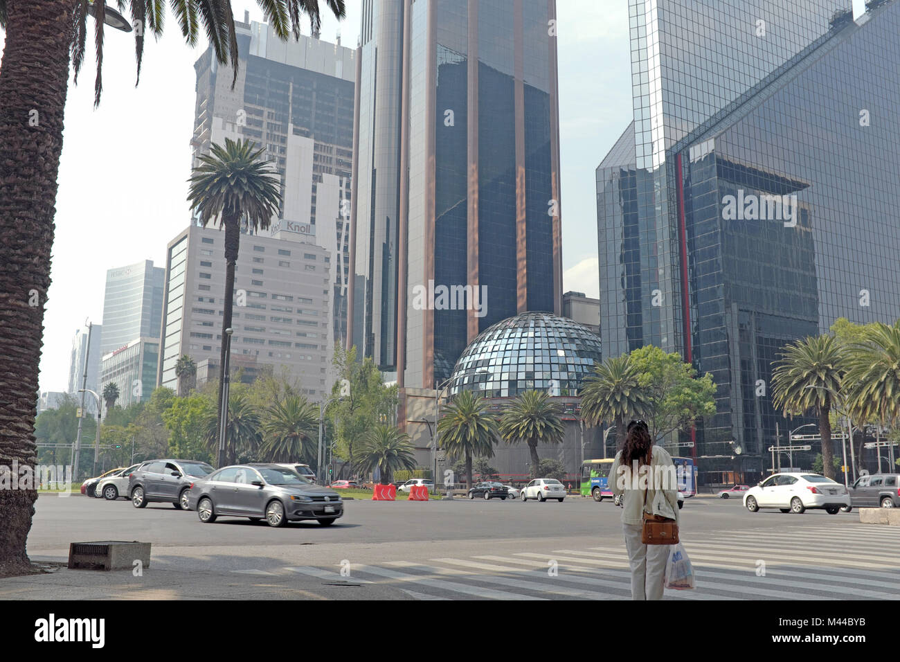 The Mexican Stock Exchange, or the Bolsa Mexicana de Valores, in Mexico ...