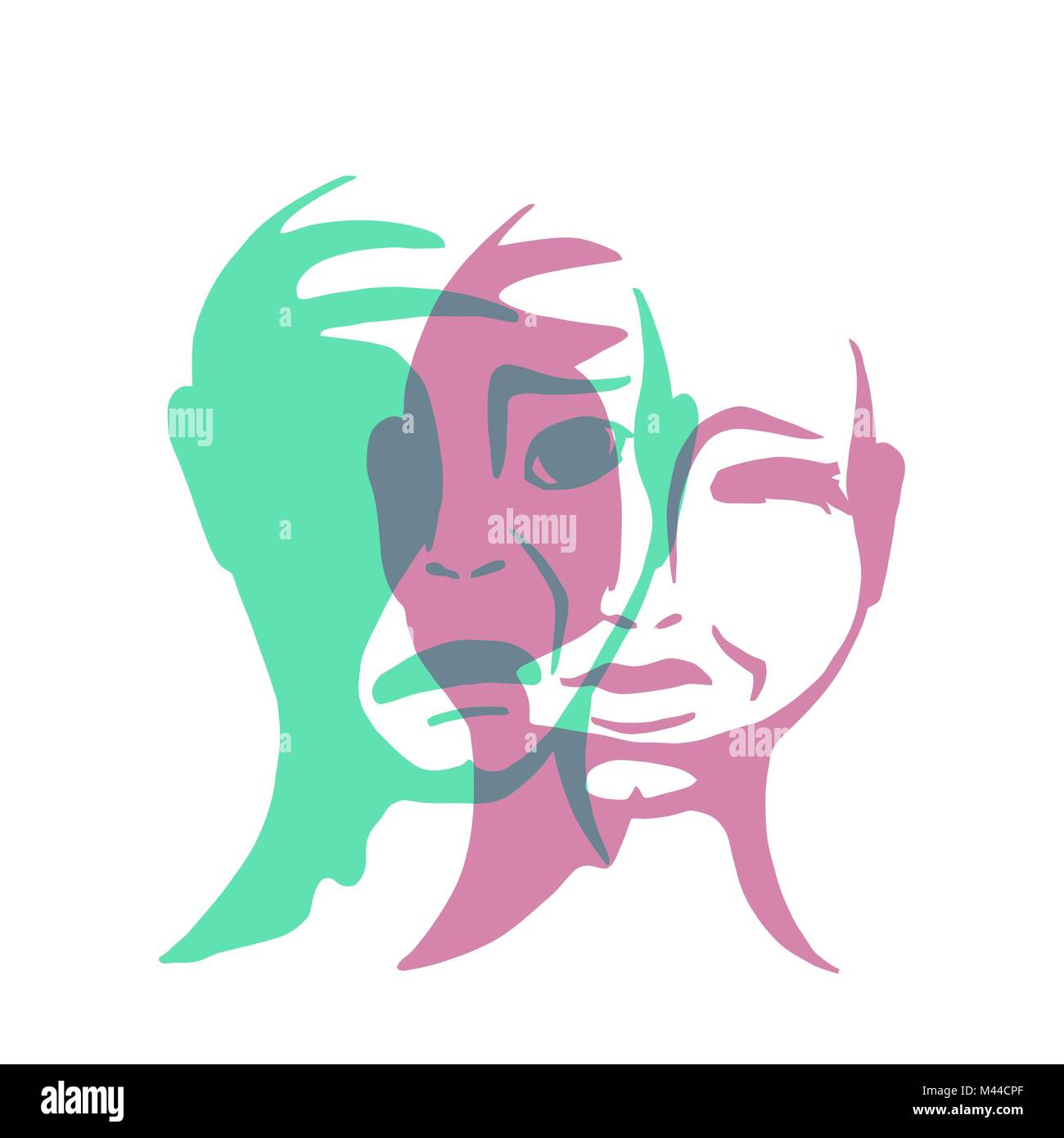 Dual personality hi-res stock photography and images - Alamy