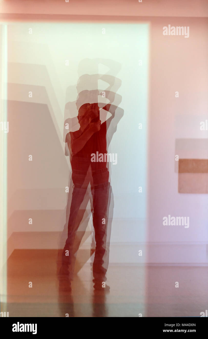 the abstract self-portrait of the photographer Stock Photo - Alamy
