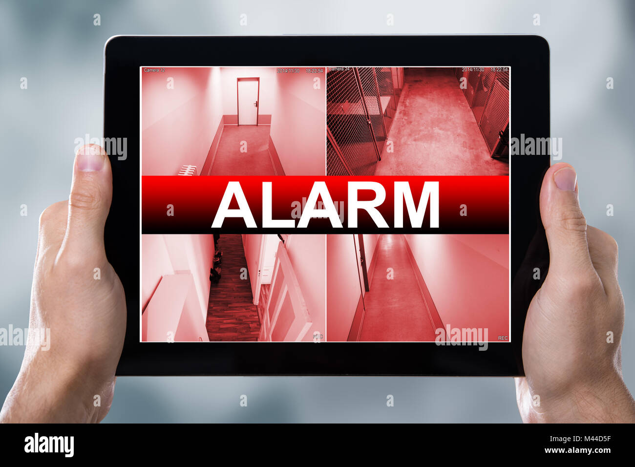 Screen showing cctv footage hi-res stock photography and images - Alamy