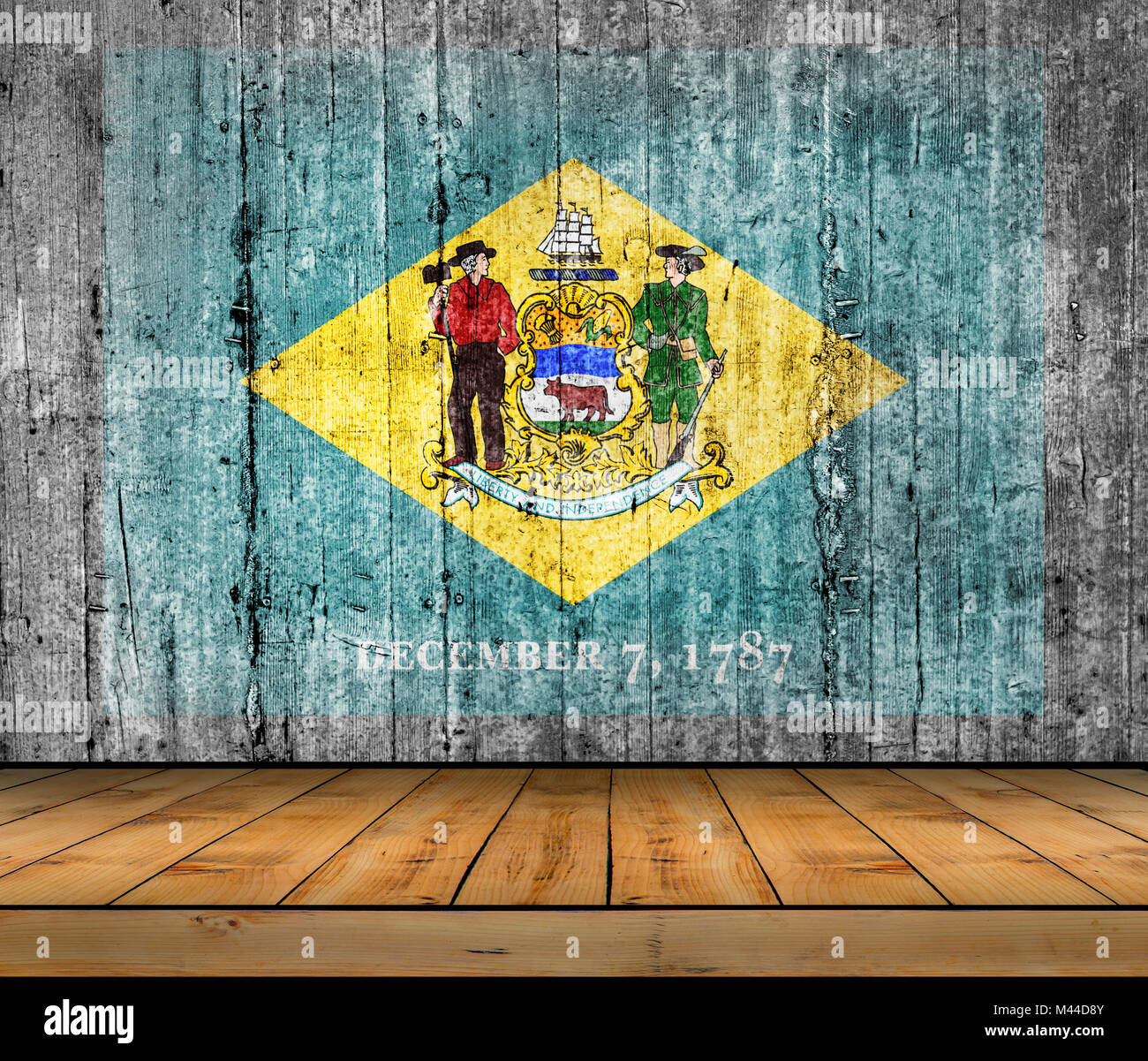 Delawere flag hi-res stock photography and images - Alamy