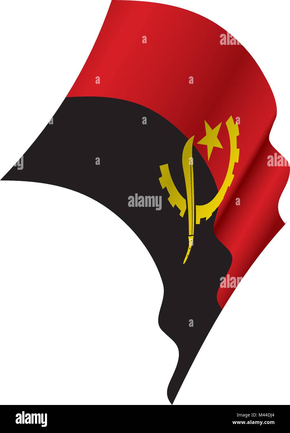 Angola flag, vector illustration Stock Vector Image & Art - Alamy