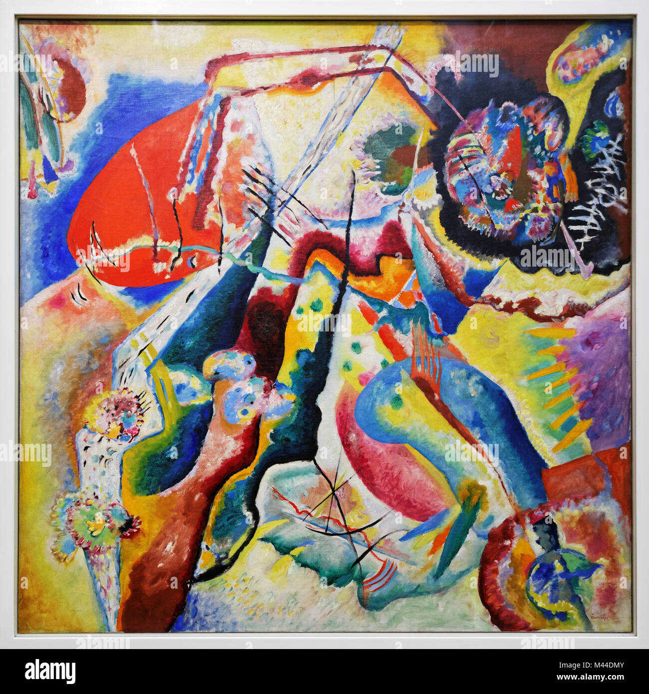 Wassily Kandinsky, Tableau à la tache rouge, 1914 Stock Photo - Alamy