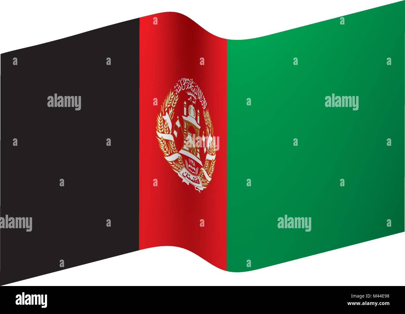 Afghanistan flag, vector illustration Stock Vector Image & Art - Alamy
