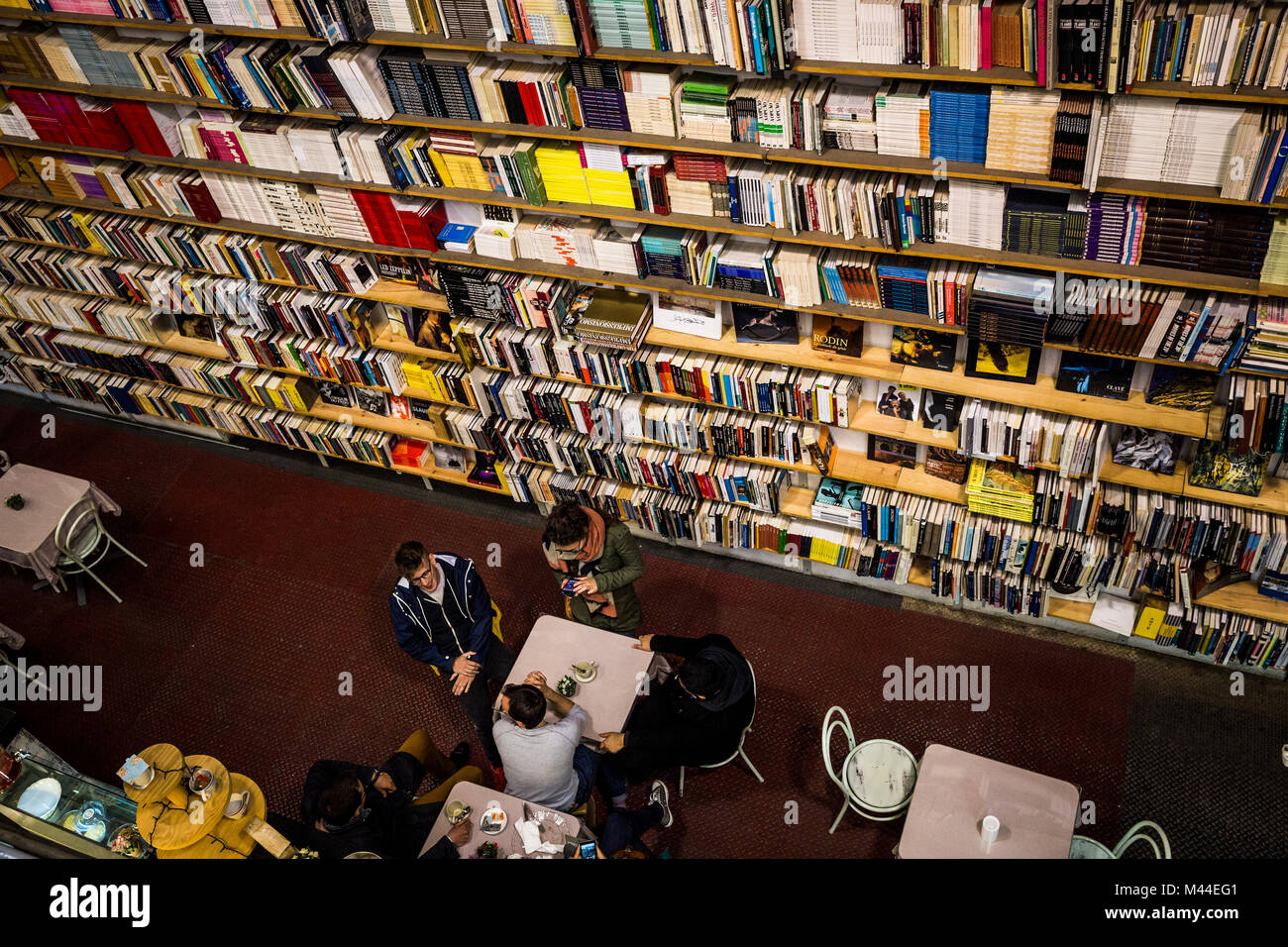 Inside Ler Devager, a bookstore built in an old printing works in ...