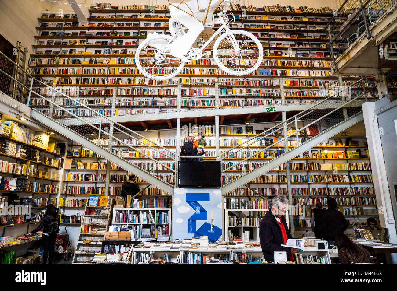Inside Ler Devager, a bookstore built in an old printing works in ...