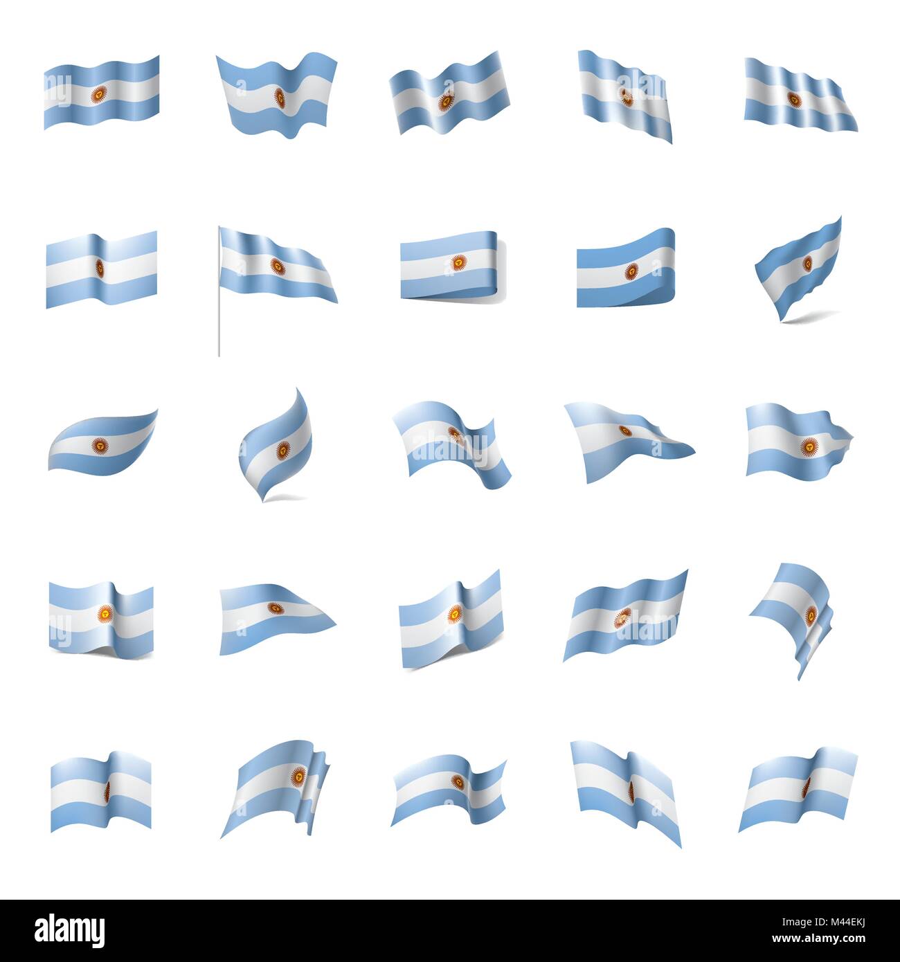 Argentina flag, vector illustration Stock Vector Image & Art - Alamy