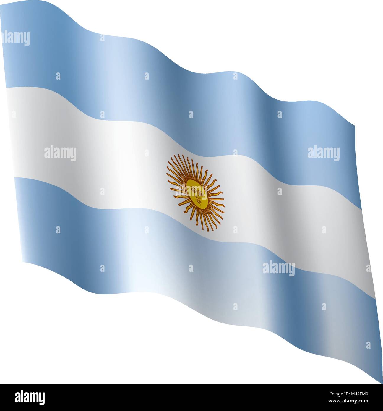 Argentina flag, vector illustration Stock Vector Image & Art - Alamy