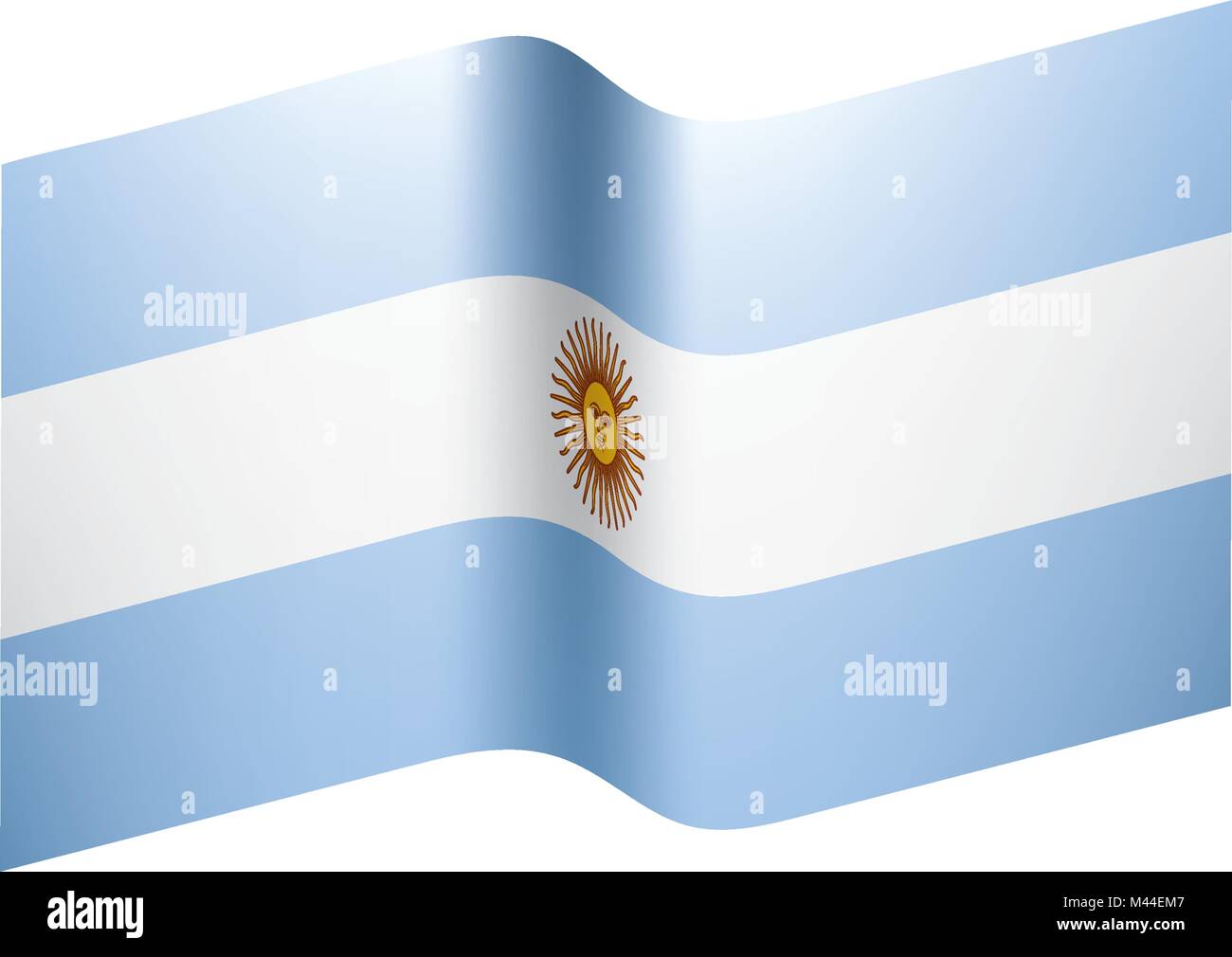 Argentina flag, vector illustration Stock Vector Image & Art - Alamy