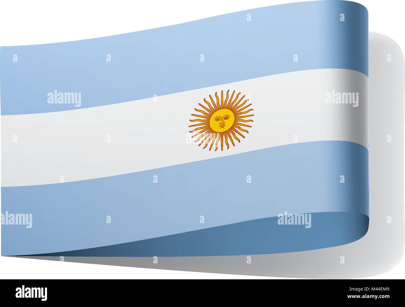 Argentina flag, vector illustration Stock Vector Image & Art - Alamy
