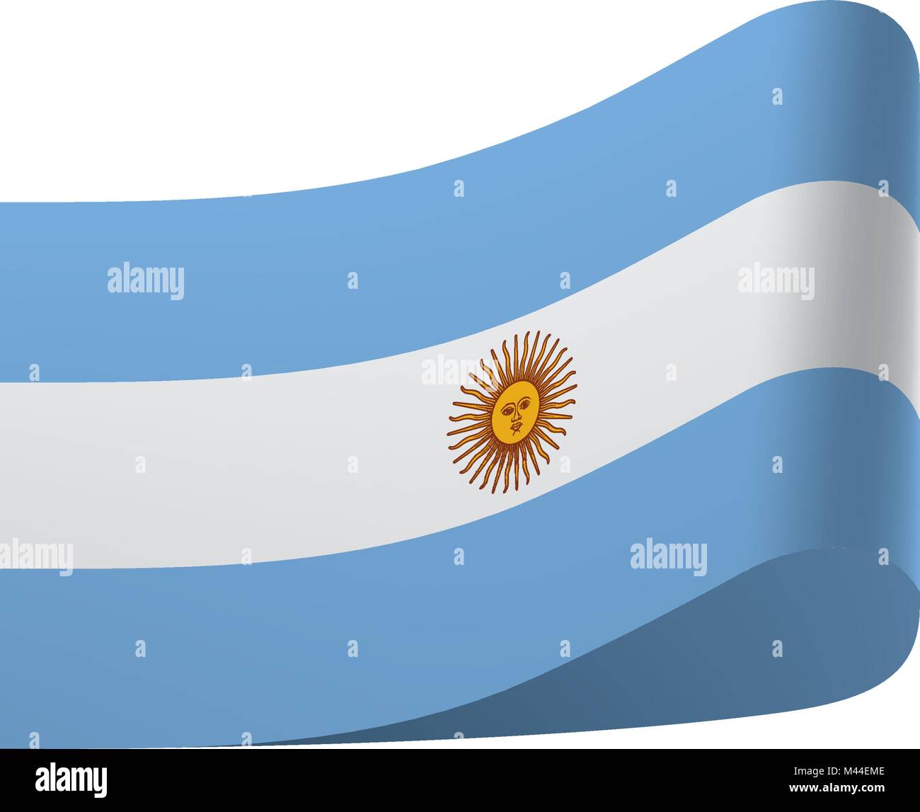 Argentina flag, vector illustration Stock Vector Image & Art - Alamy