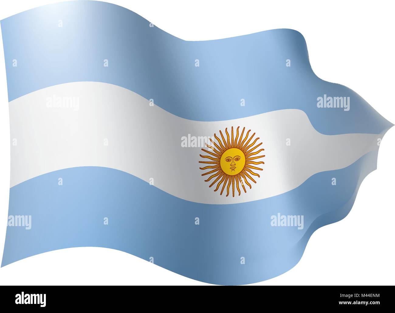 Argentina flag, vector illustration Stock Vector Image & Art - Alamy