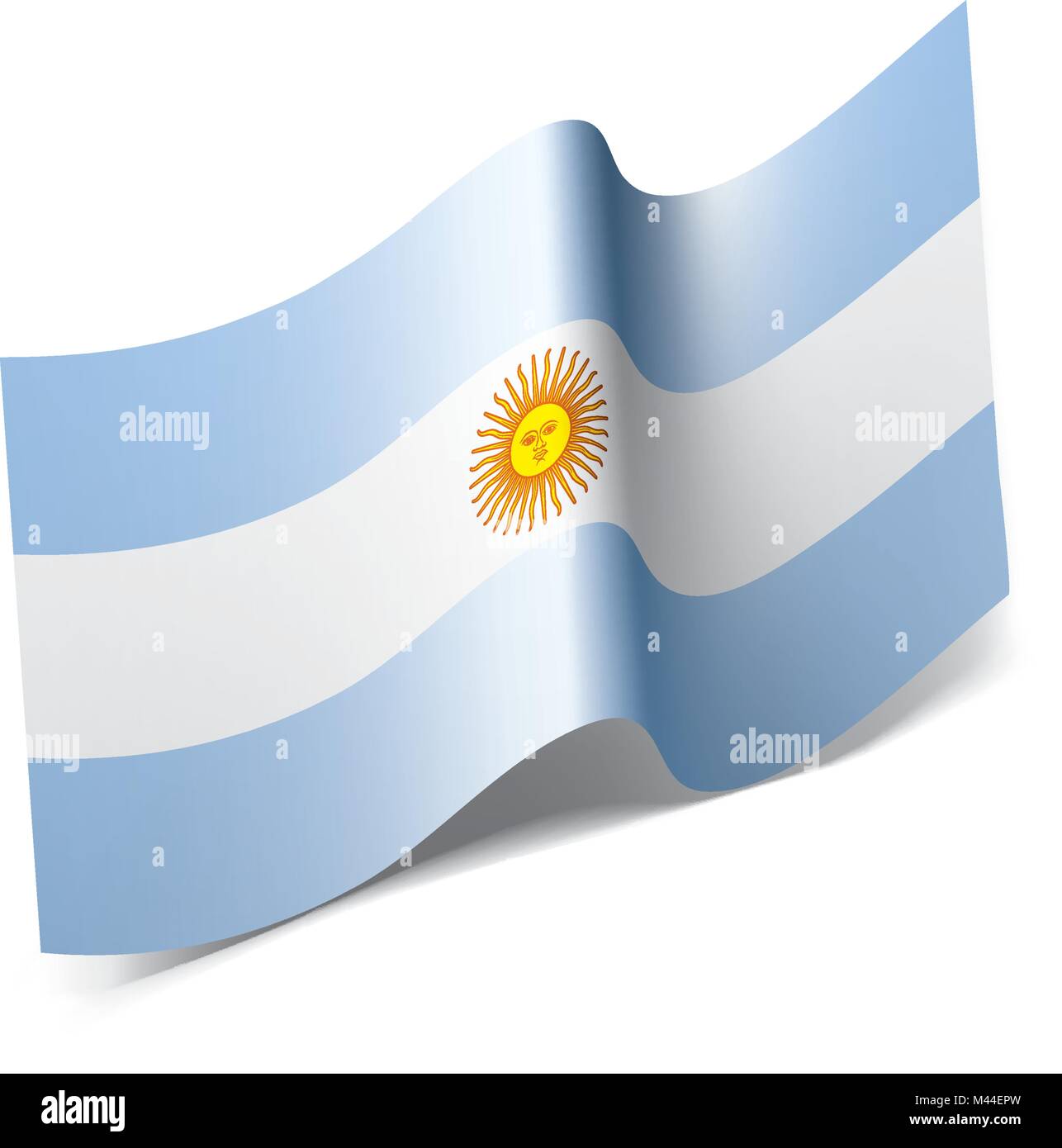 Argentina flag, vector illustration Stock Vector Image & Art - Alamy
