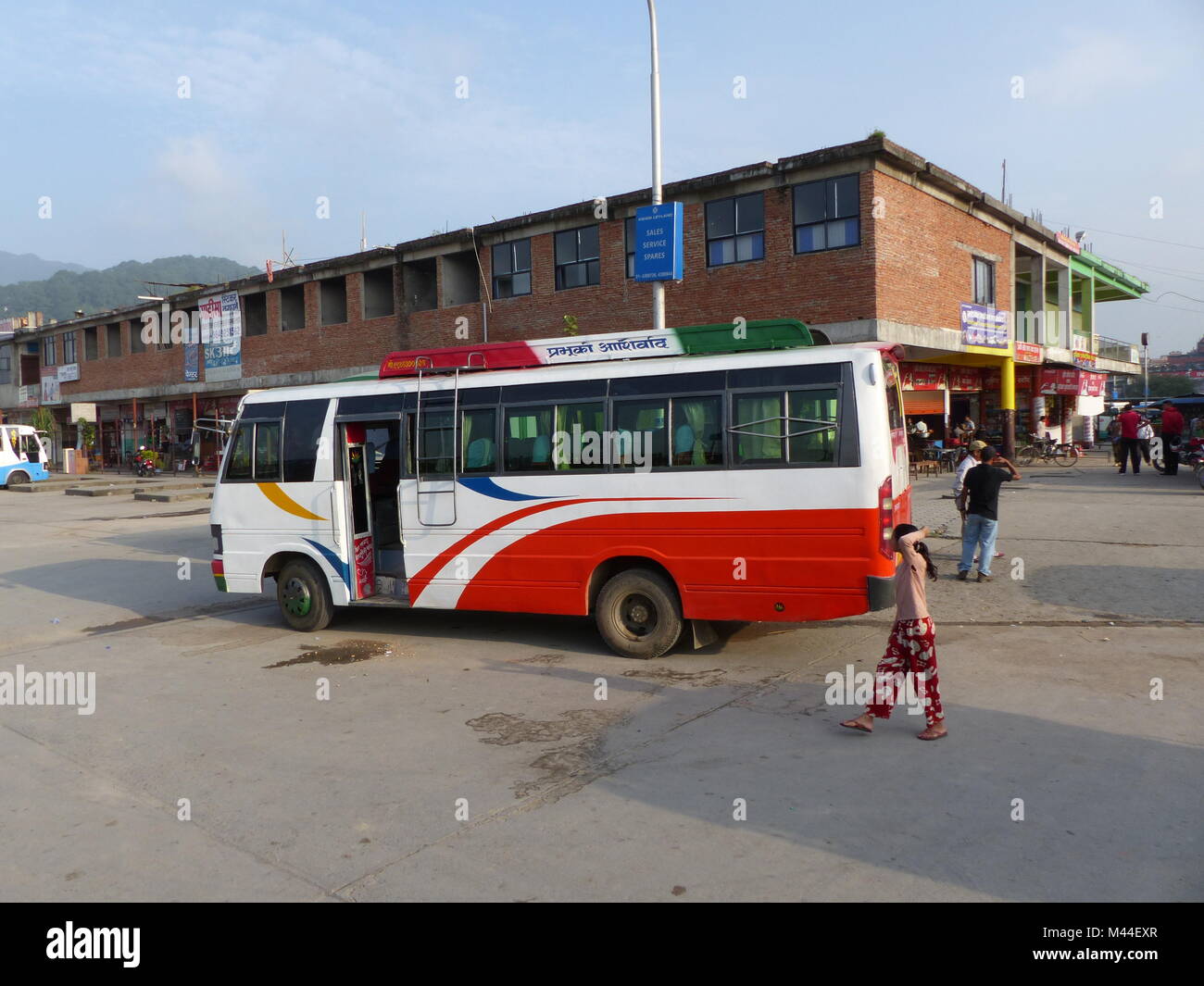 Nepalese tourist bus nepal hi-res stock photography and images - Alamy