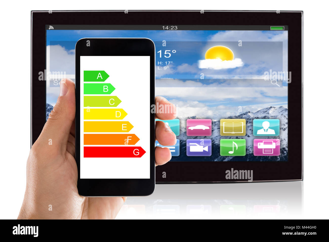 Energy label appliance Cut Out Stock Images & Pictures - Alamy