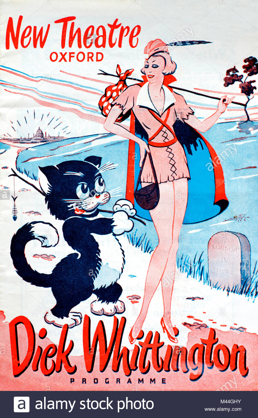 Vintage Dick Whittington Programme, New Theatre Oxford 1960 Stock Photo - Alamy