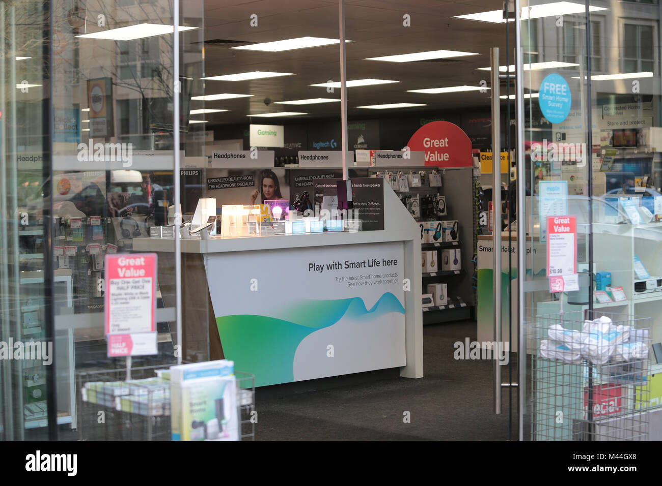 High Street electronics retailer Maplin who are facing tough trading ...