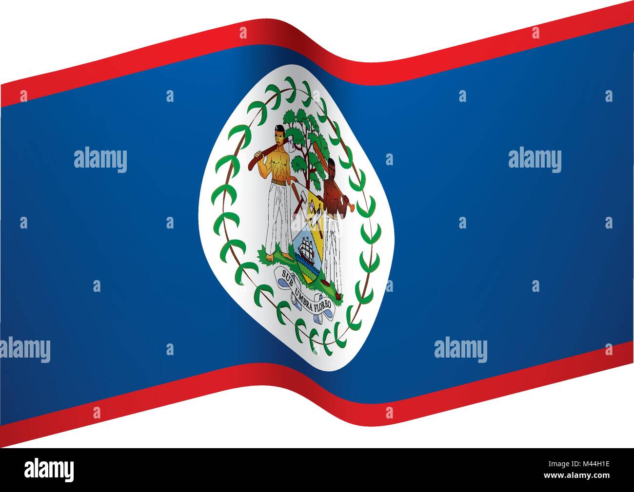 Belize flag, vector illustration Stock Vector Image & Art - Alamy