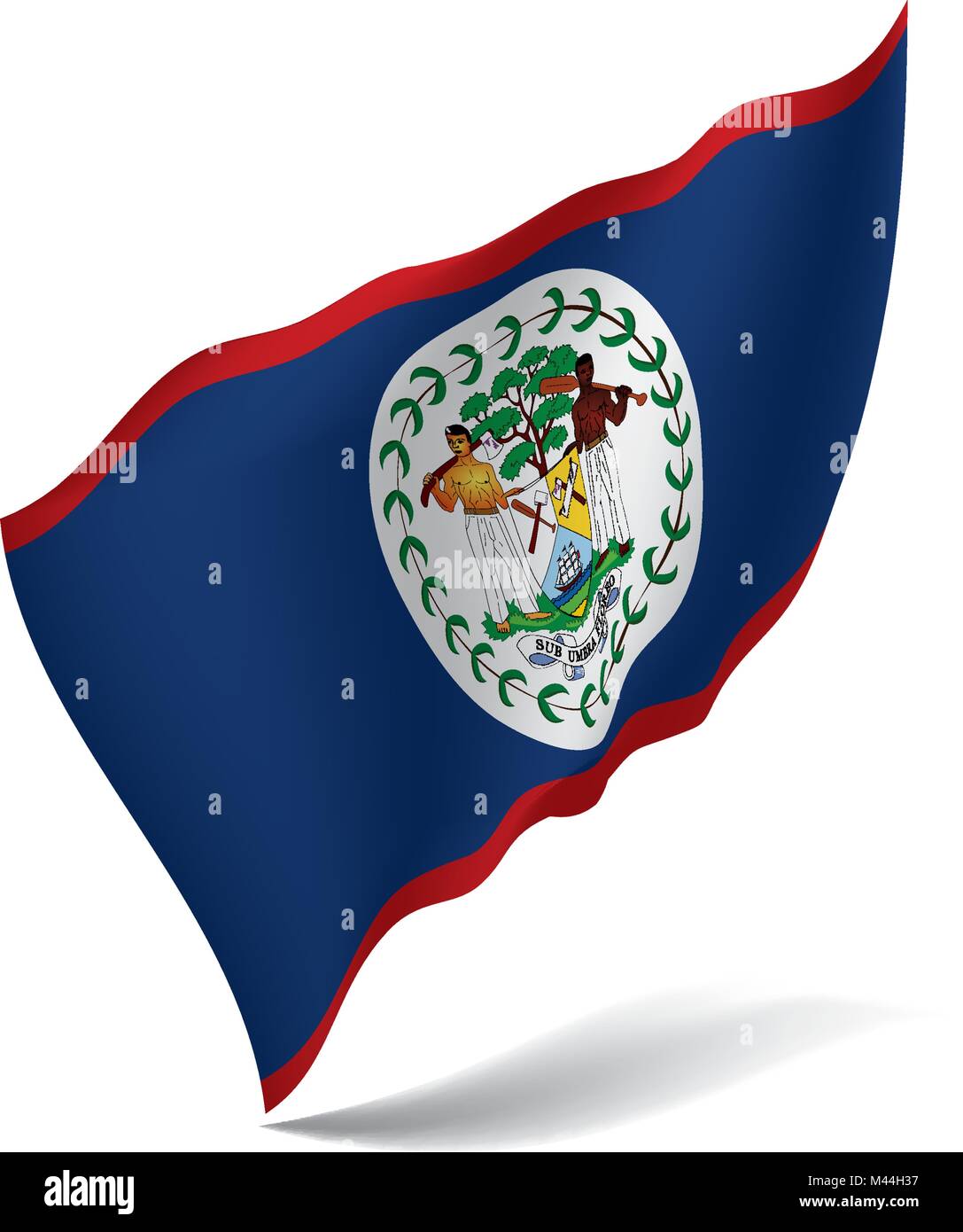 Belize flag, vector illustration Stock Vector Image & Art - Alamy