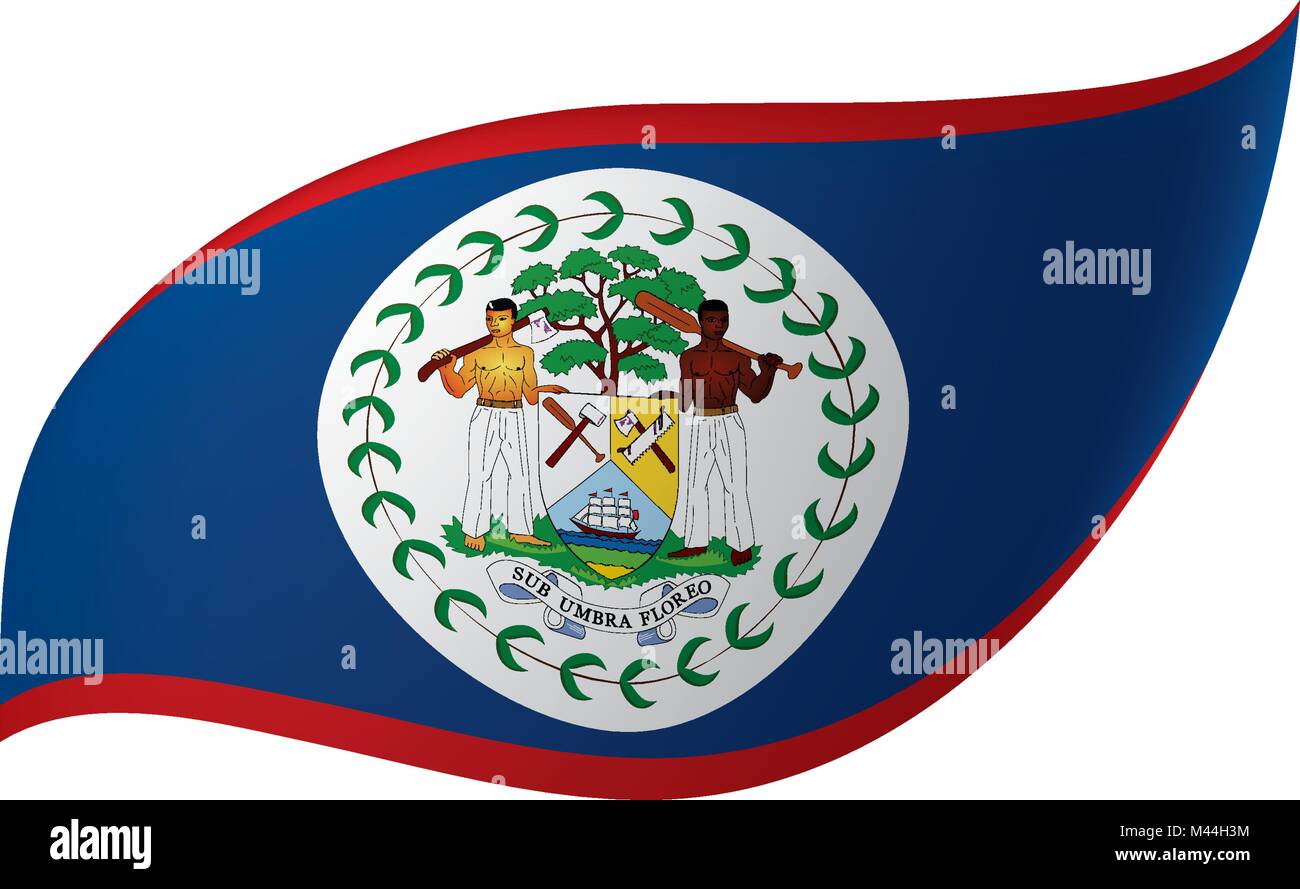 Belize flag, vector illustration Stock Vector Image & Art - Alamy