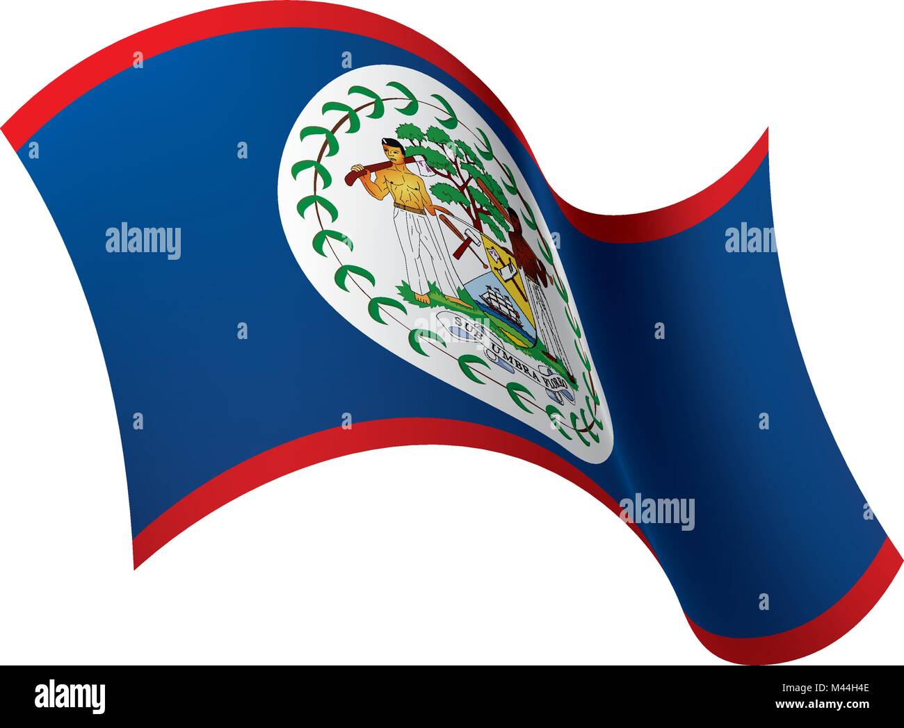 Belize flag, vector illustration Stock Vector Image & Art - Alamy