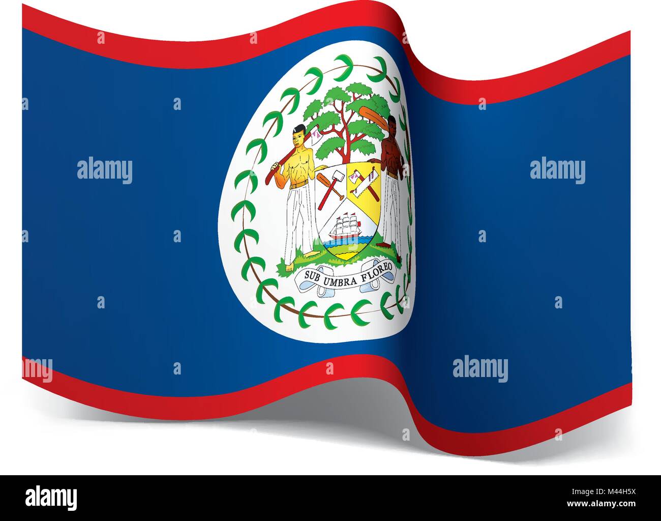 Belize flag, vector illustration Stock Vector Image & Art - Alamy