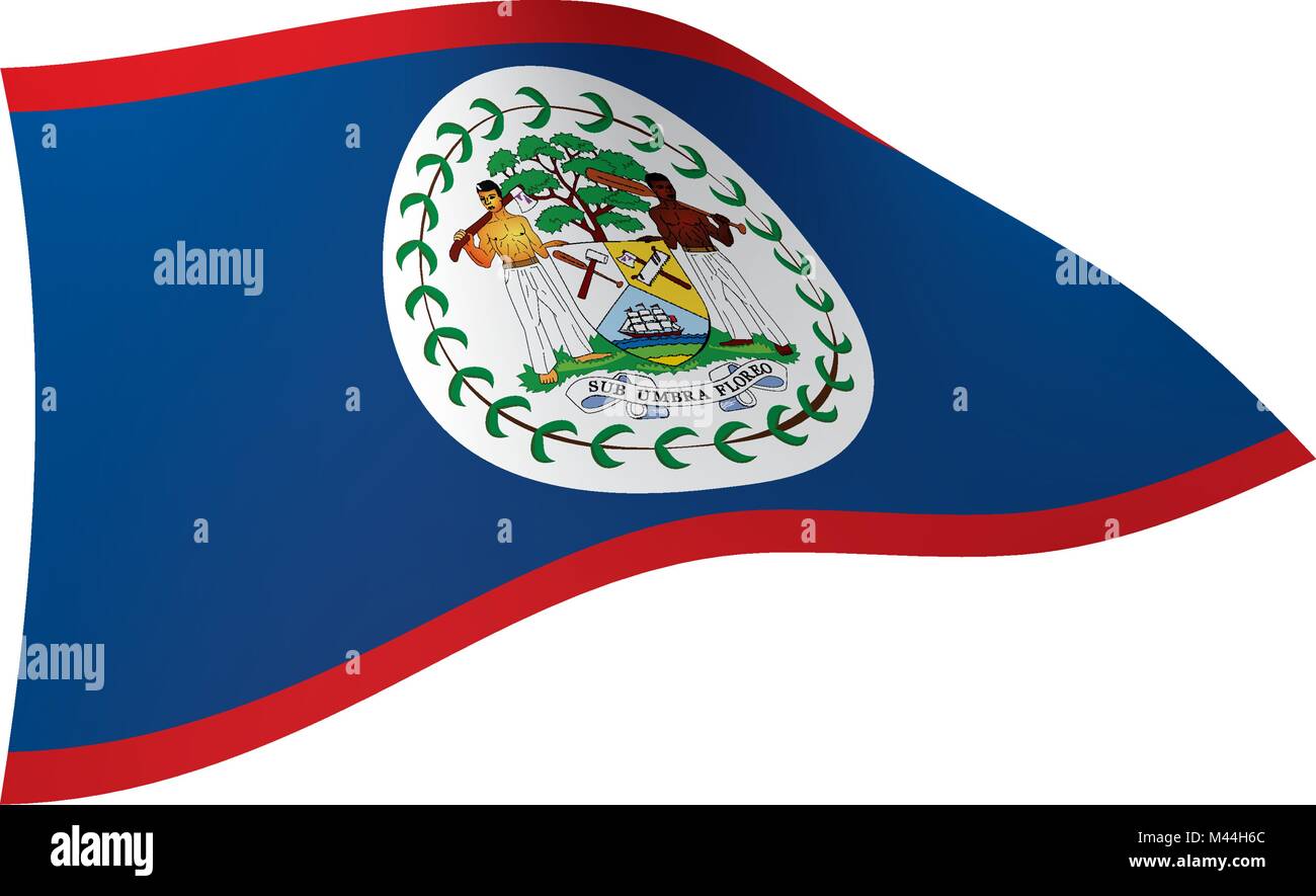 Belize flag, vector illustration Stock Vector Image & Art - Alamy